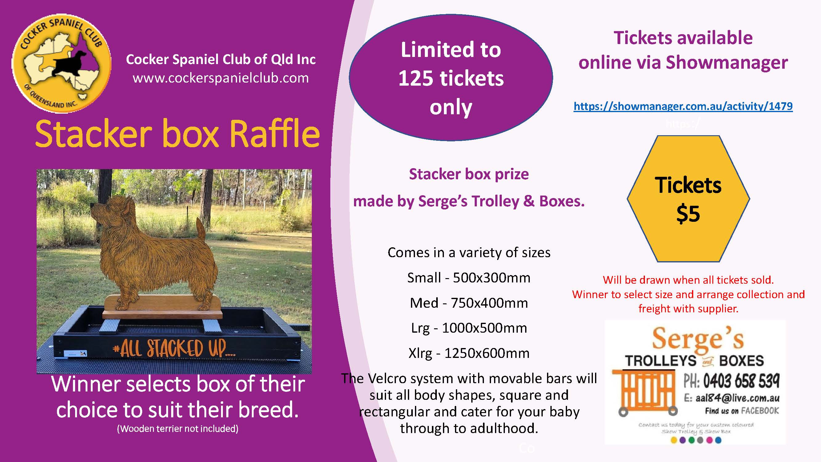 Show Manager - Show Stacker Box - Fri 03 Mar 2023 (Cocker Spaniel Club ...